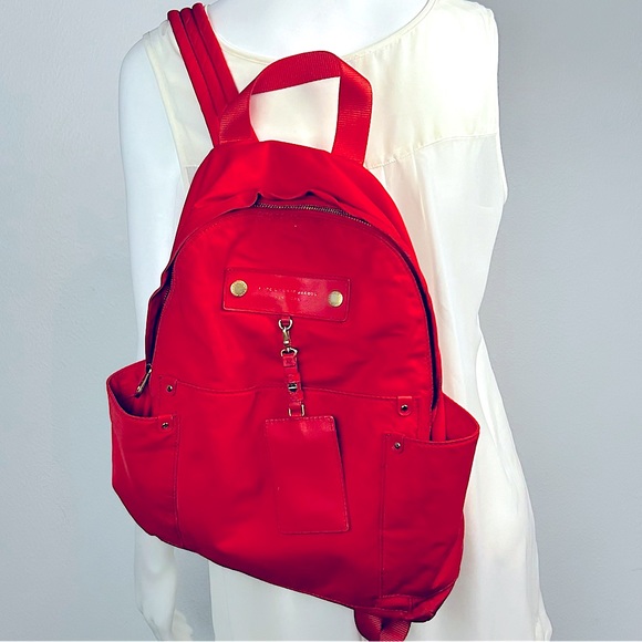 Marc By Marc Jacobs | Bags | Marc By Marc Jacobs Little Red Backpack ...